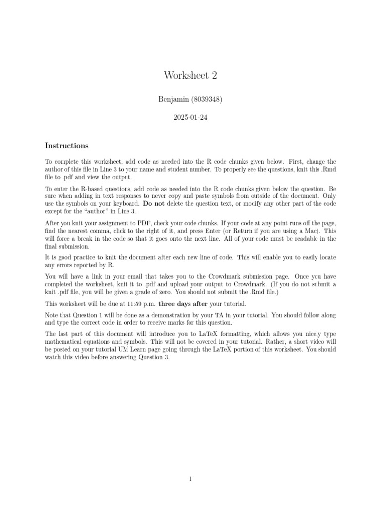 STAT-1000---Worksheet-2 (4) | PDF | Computing | Computer Science