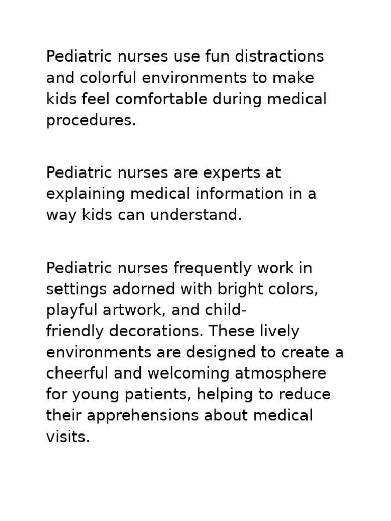 Pediatric nurses use fun distractions and colorful environments to make ...