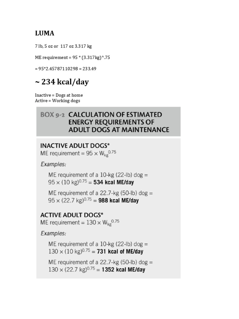 LUMA - Nutrition Profile | PDF