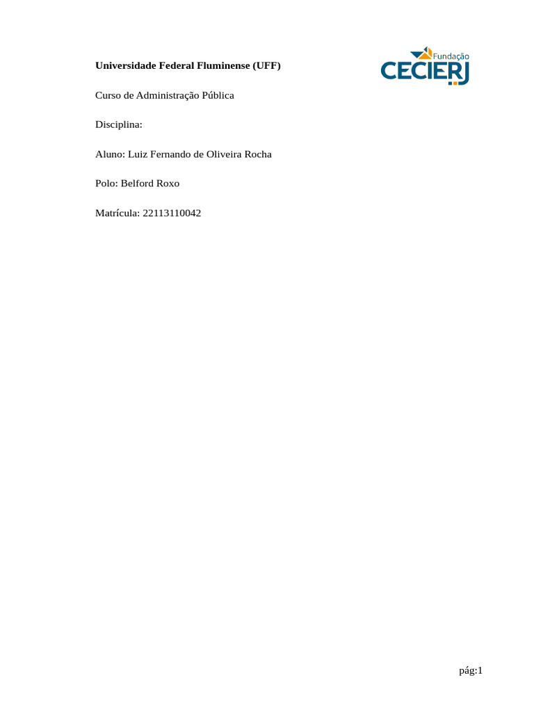 Modelo Para AD Libre Office | PDF