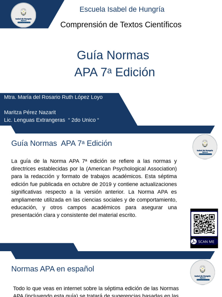 Guía Normas APA 7 Edición | PDF | Puntuación