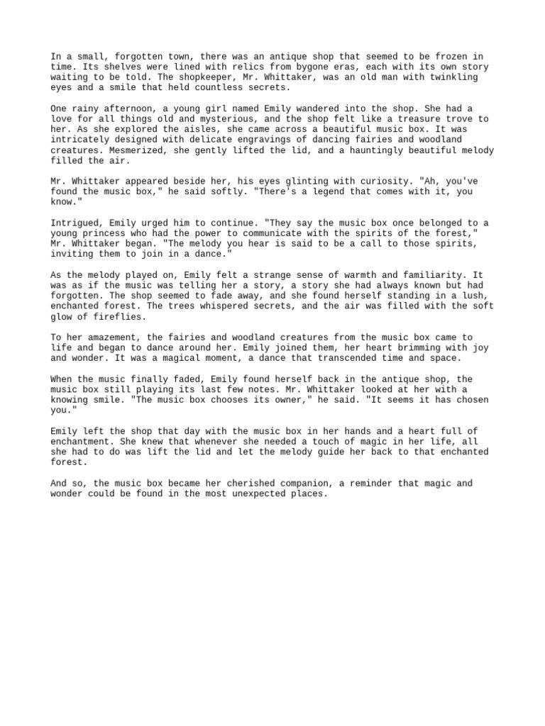 The Mysterious Music Box26592626 | PDF