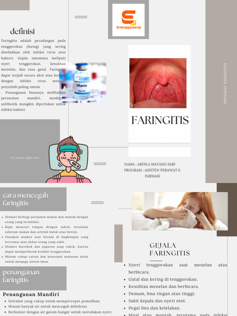 Penyakit Faringitis - 20250123 - 115121 - 0000 | PDF