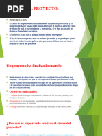 Informe de Cierre de Proyecto | PDF | Tecnología