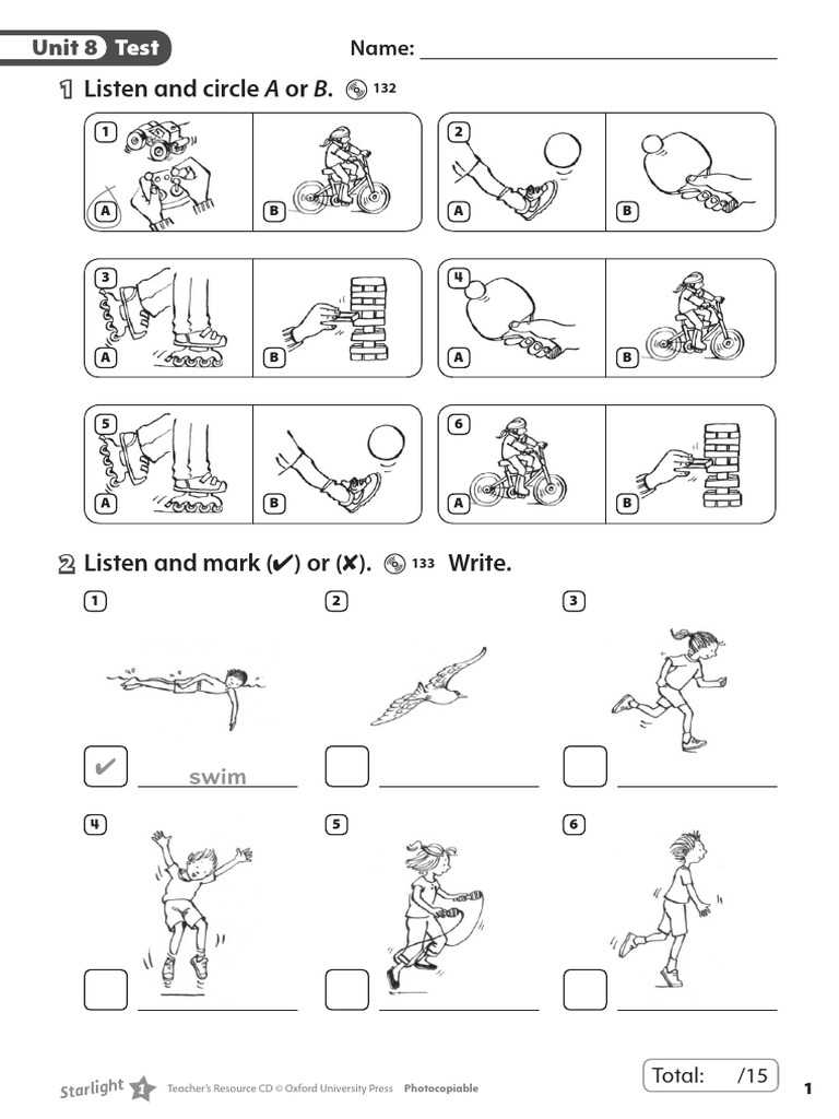 Unit 8 Test for Teachers | PDF