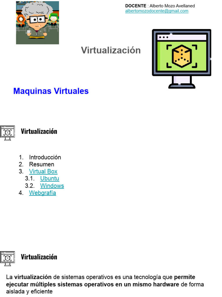 Virtualización | PDF | Máquina virtual | Virtualización