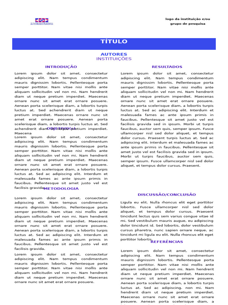 ANCP Template e Poster | PDF