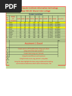 Students Marksheet Sample Data | PDF
