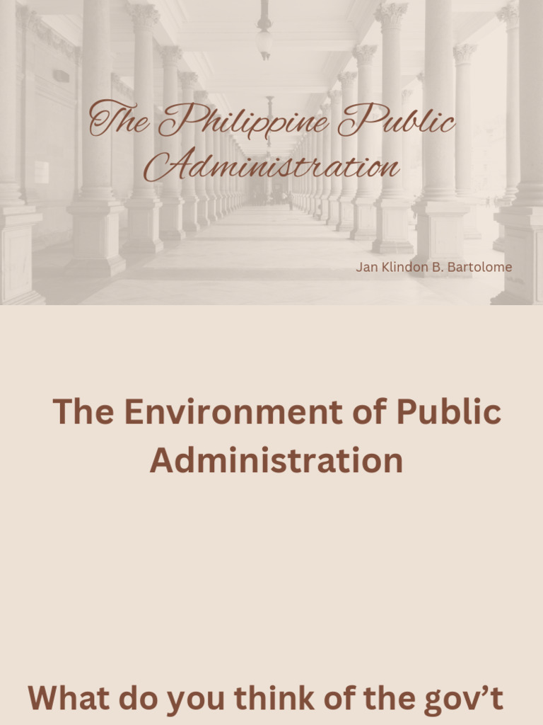 Philippine Public Administration Insights | PDF | Agriculture