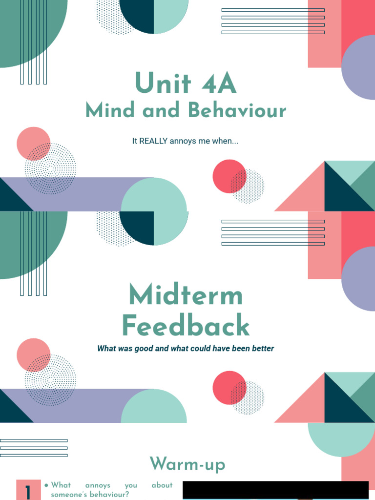 Upper 1 - Class 20 - Unit 4A (Vocabulary) | PDF