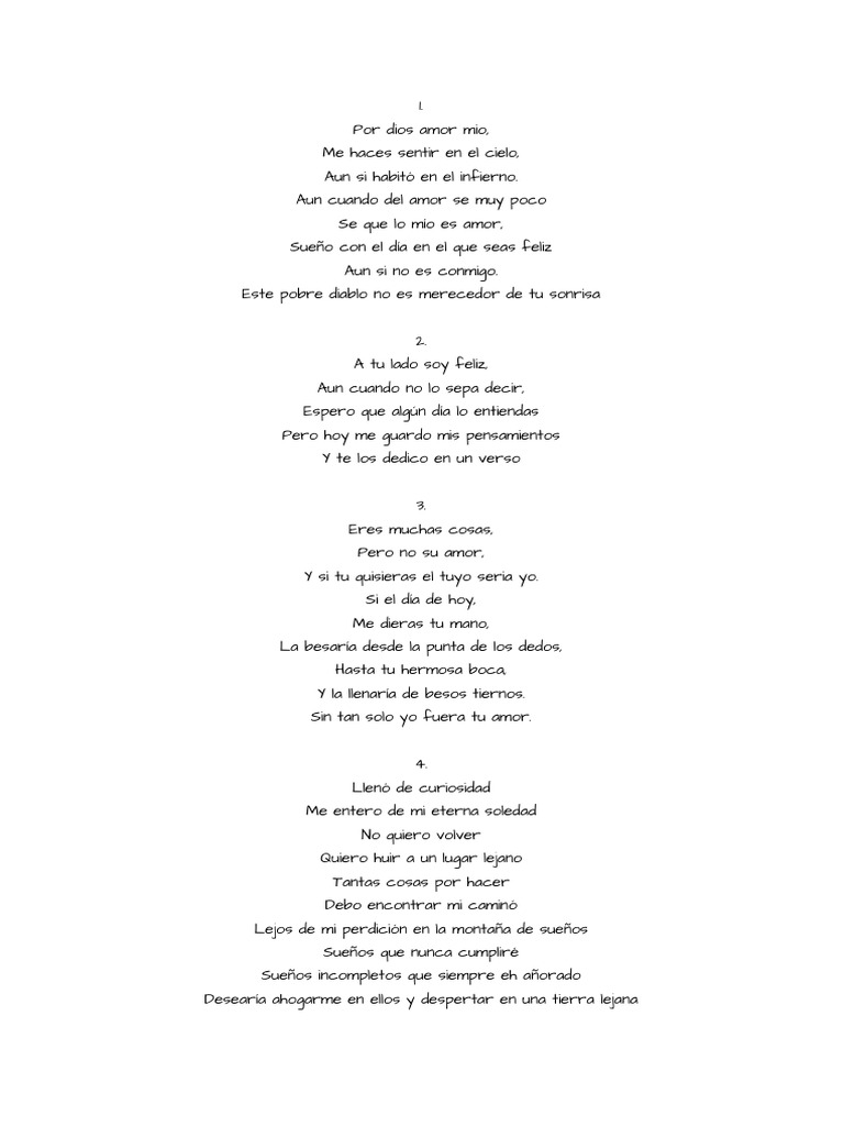 Versos de Amor y Soledad | PDF