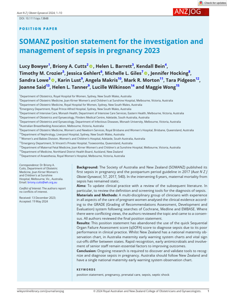 GUIAS_SOMANZ_SEPSIS__1726011723 (1) | PDF | Sepsis | Childbirth