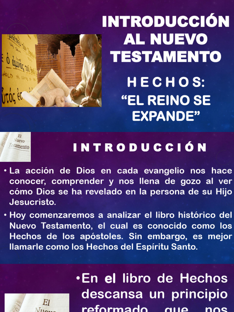 INTRODUCCIÓN AL NT Lección Hechos | PDF | Hechos de los apóstoles | Pablo el apóstol