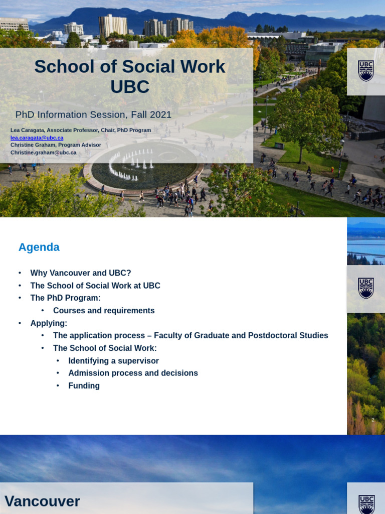 UBC PHD Info Session 2021 Final | PDF | Doctor Of Philosophy ...