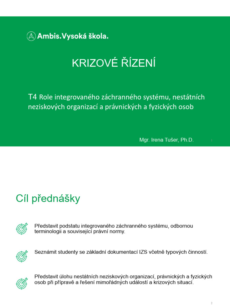 Prednaska T4 IZS | PDF