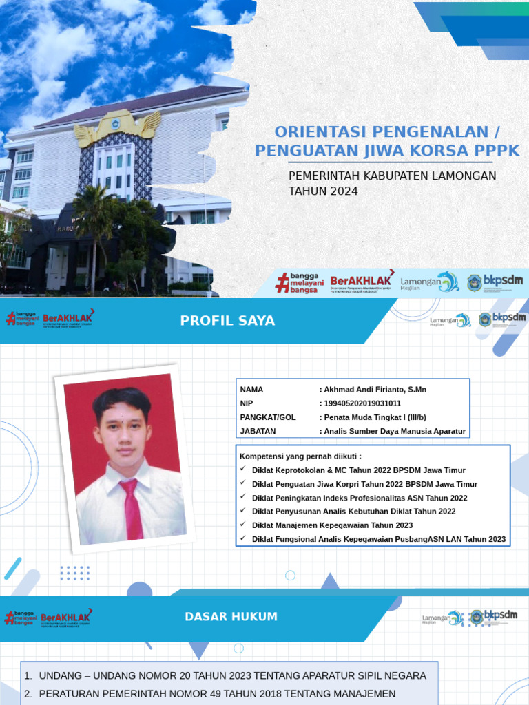 Orientasi PPPK Tahun 2024 New | PDF