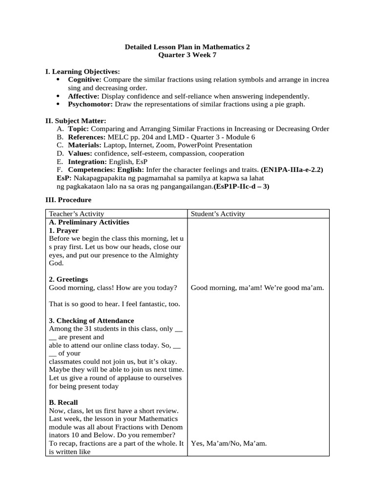 DLP in Mathematics 2 | PDF | Psychology | Behavioural Sciences