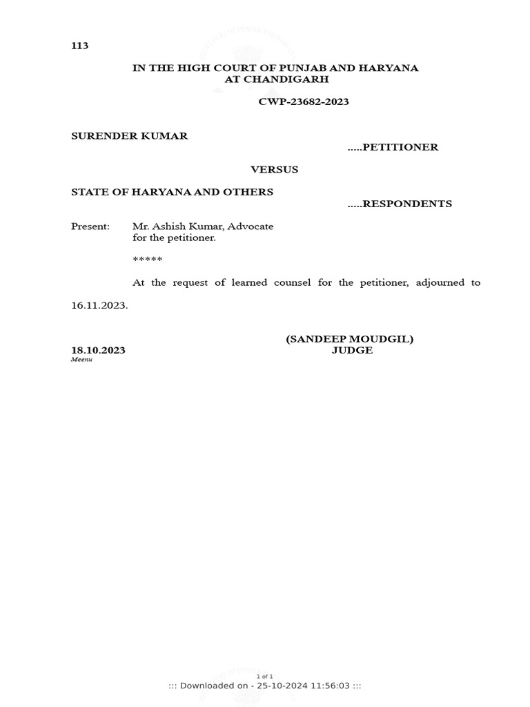 CWP 23682 2023 18 10 2023 Interim Order | PDF