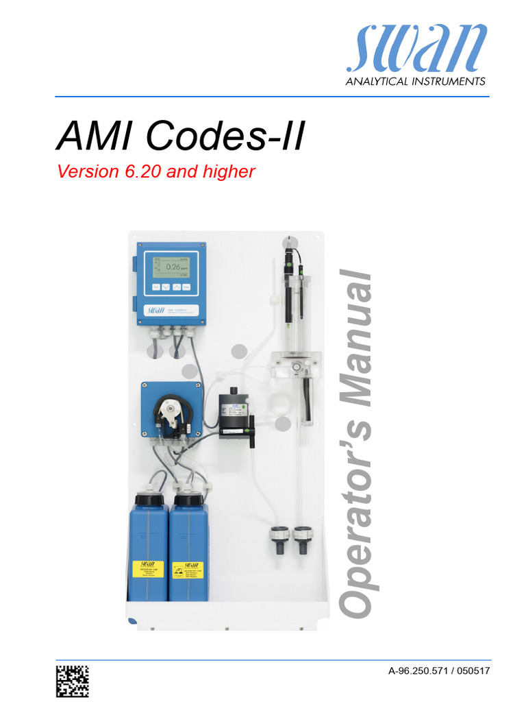 Chlorine Analyzer - AMI - Codes-II - Manual | PDF | Electrical ...