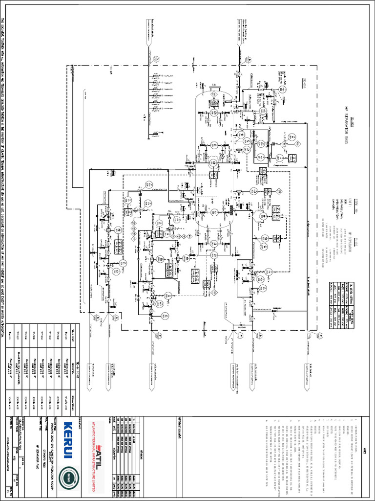 HP Separator Specifications and Requirements | PDF | Valve | Gases