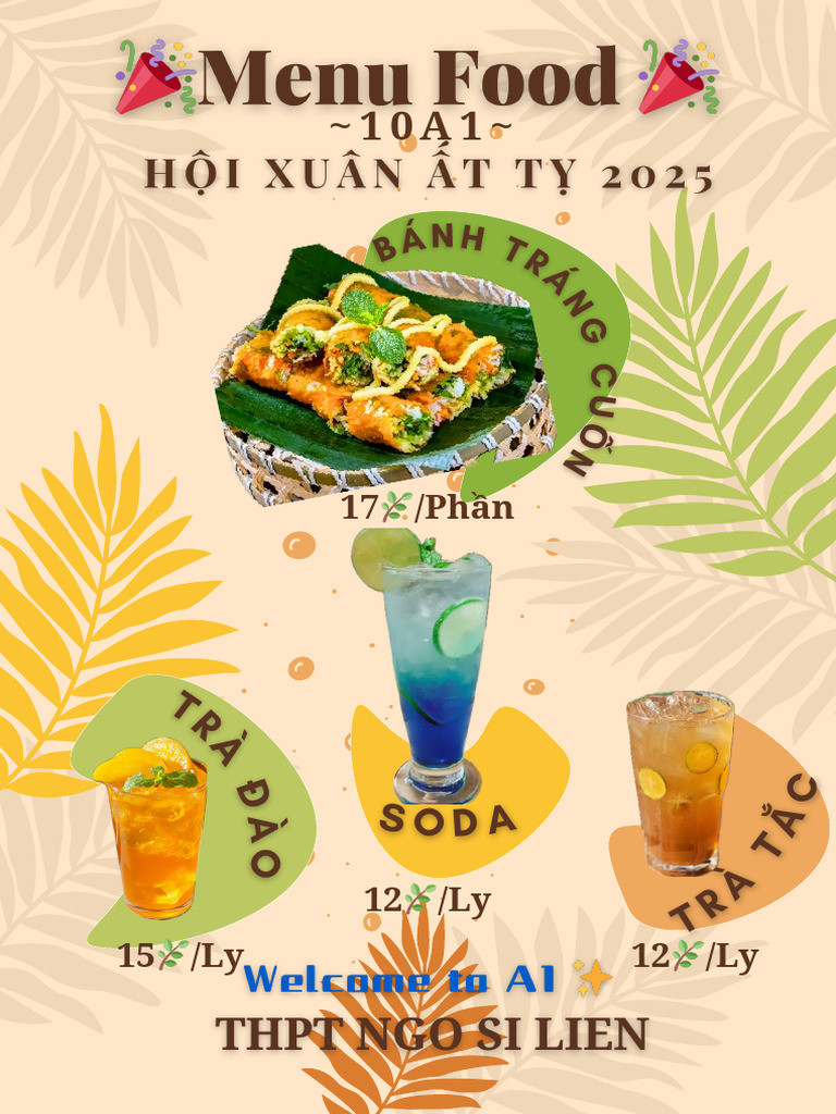 Yellow Green Colorful Asian Food Menu | PDF