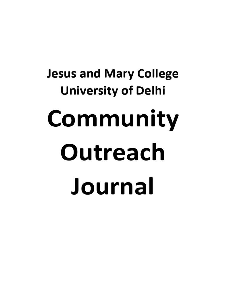Community Outreach Template | PDF