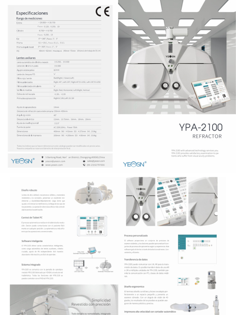Catalogo YPA-2100 Español | PDF