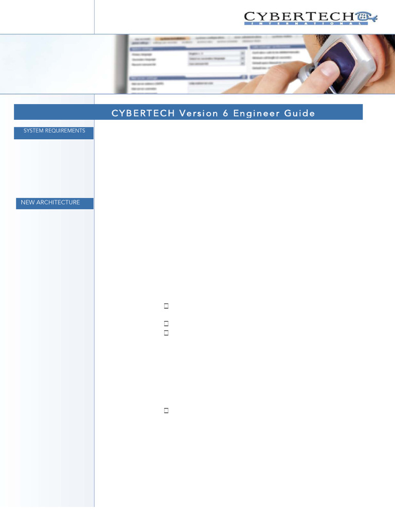 CT 6 Engineer Guide | PDF | Server (Computing) | Software