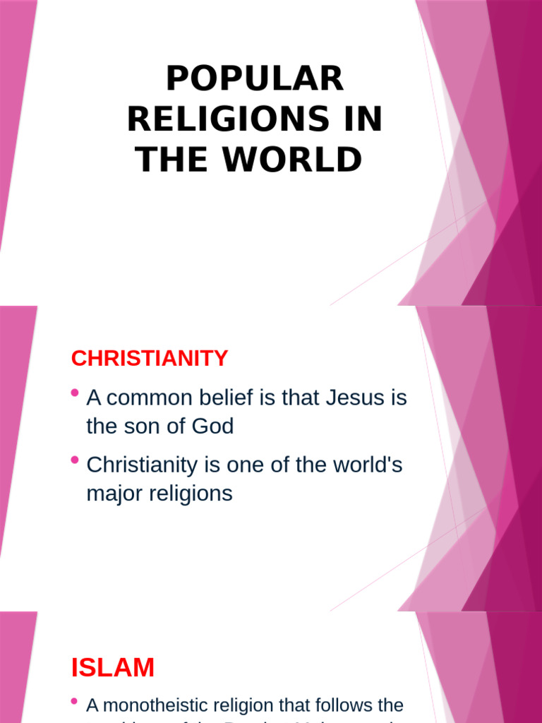 Major World Religions Overview | PDF