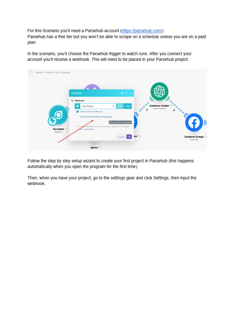 Instructions for Web Scraper Bot | PDF