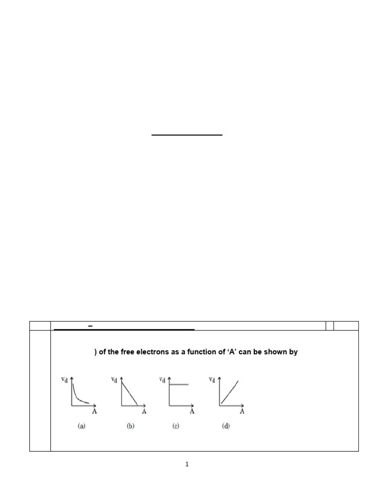 Class Xii PB1 Physics QP Set 1 | PDF | Atoms | Wavelength