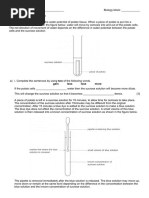 Osmolarity of A Potato Lab | PDF | Osmosis | Physical Sciences