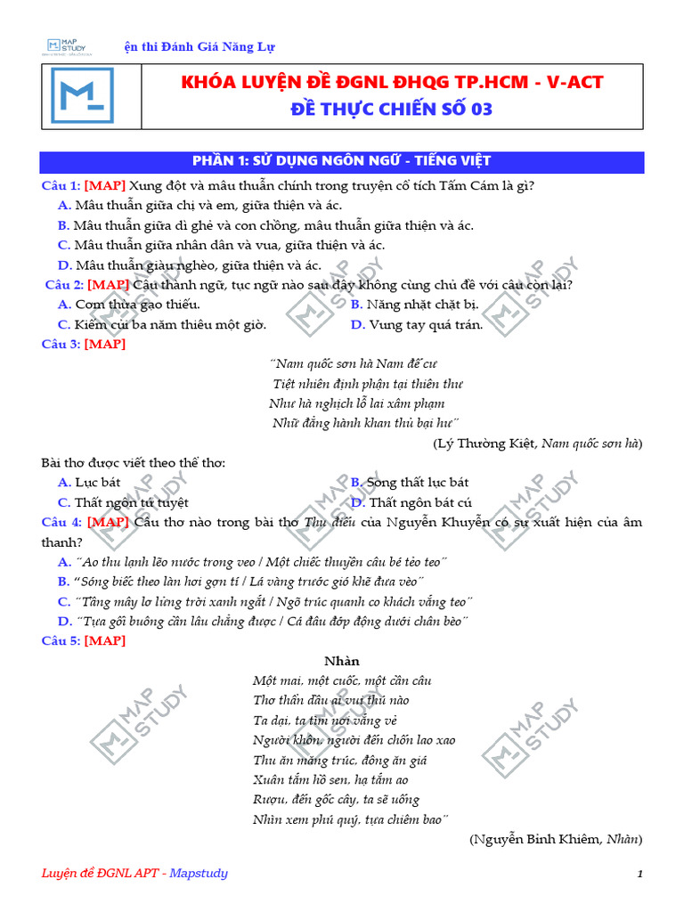 De Luyen Tap Tieng Viet - So 3 | PDF