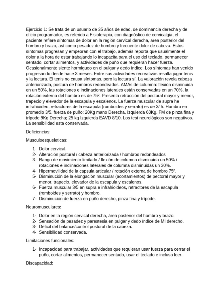 Ejercicios APTHA | PDF | Hombro | Mano