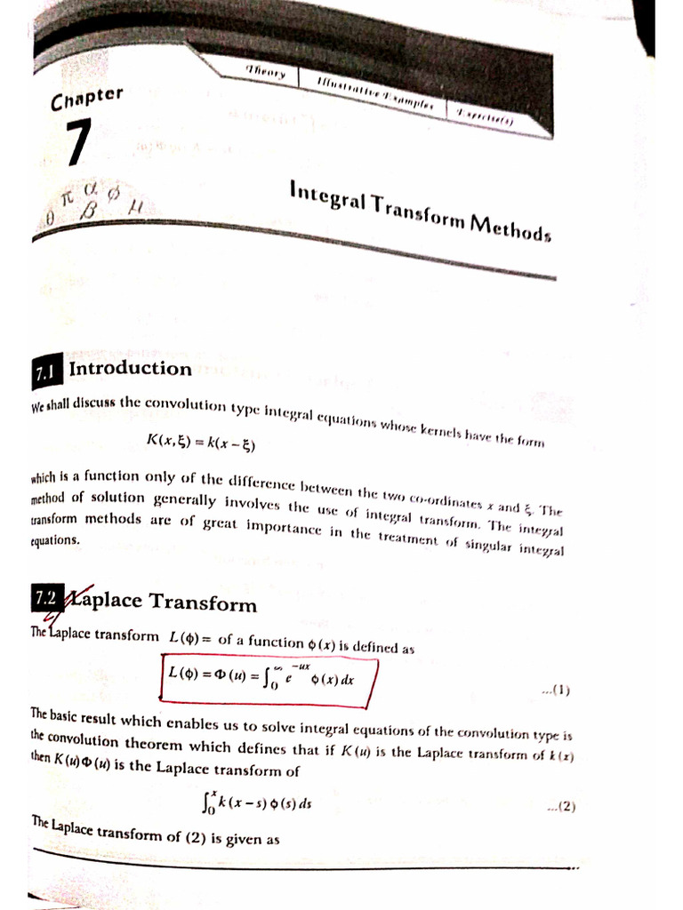 Chapter 7 integral Equation | PDF