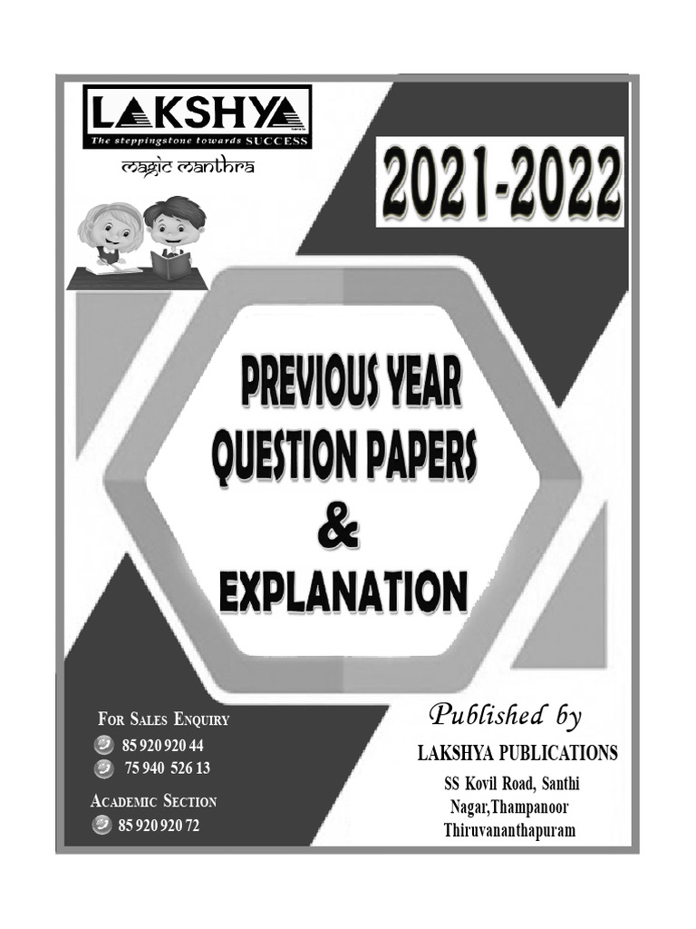 Lakshya New PQ Book Index PDF | PDF