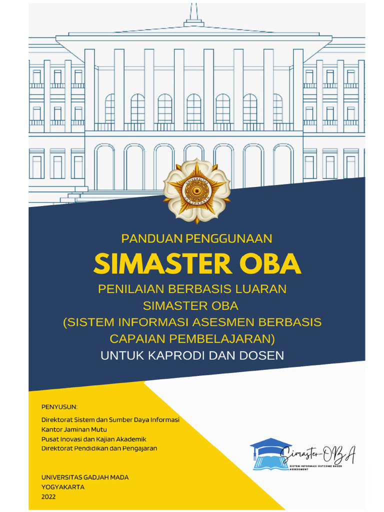 Panduan-Penggunaan-SIMASTER-OBA | PDF