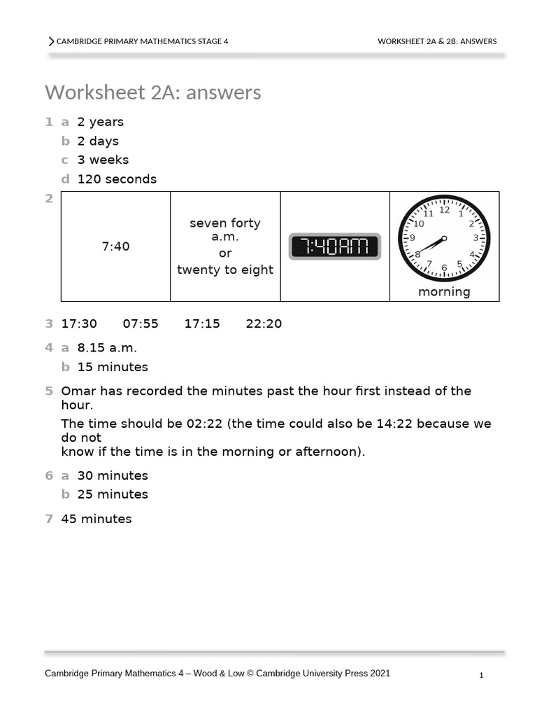 GIDB7951384-prim Maths 4 2ed TR Diff Ws Answers 2 | PDF