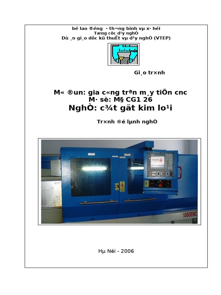 Dinh dang giao trinh tien CNC2 | PDF
