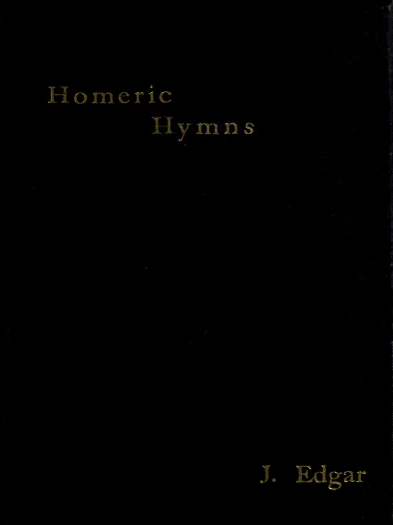 Homeric Hymns 00 Ed Gaia La | PDF | Homer | Apollo