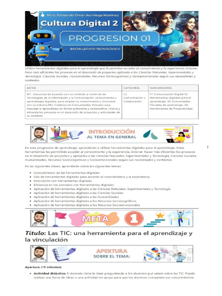 Cultura Digital II Prog 1 | PDF