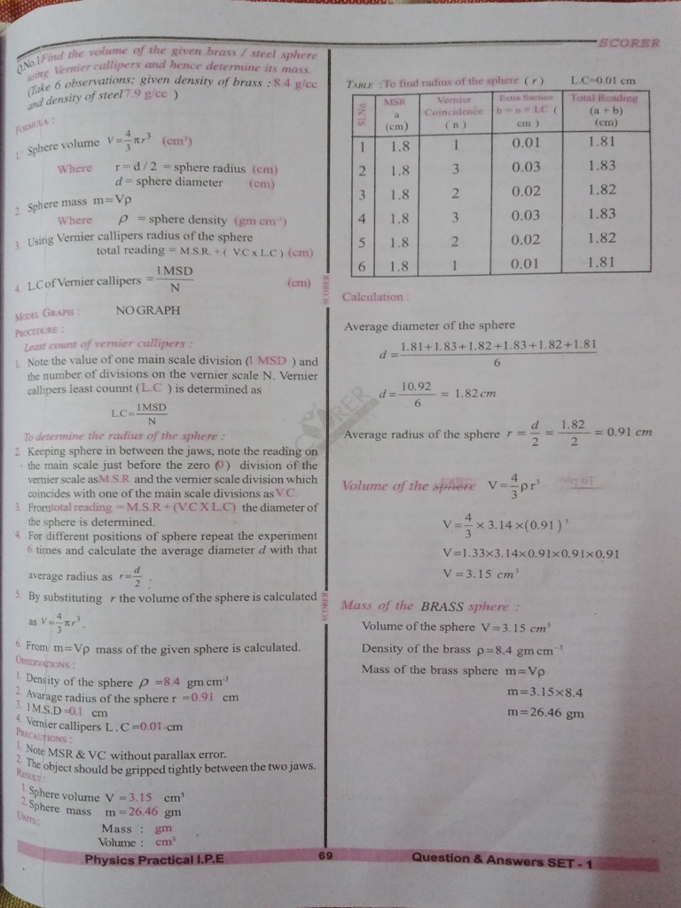 Physics Practical | PDF