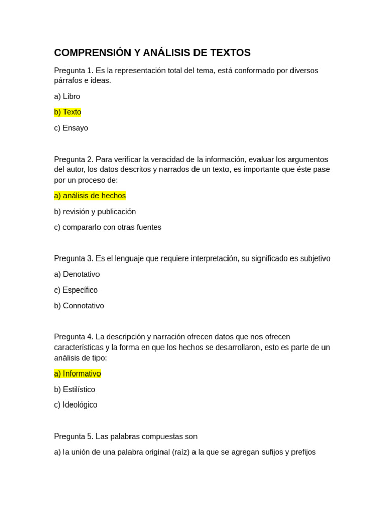 Test Automatizado | PDF | Palabra | Ensayos