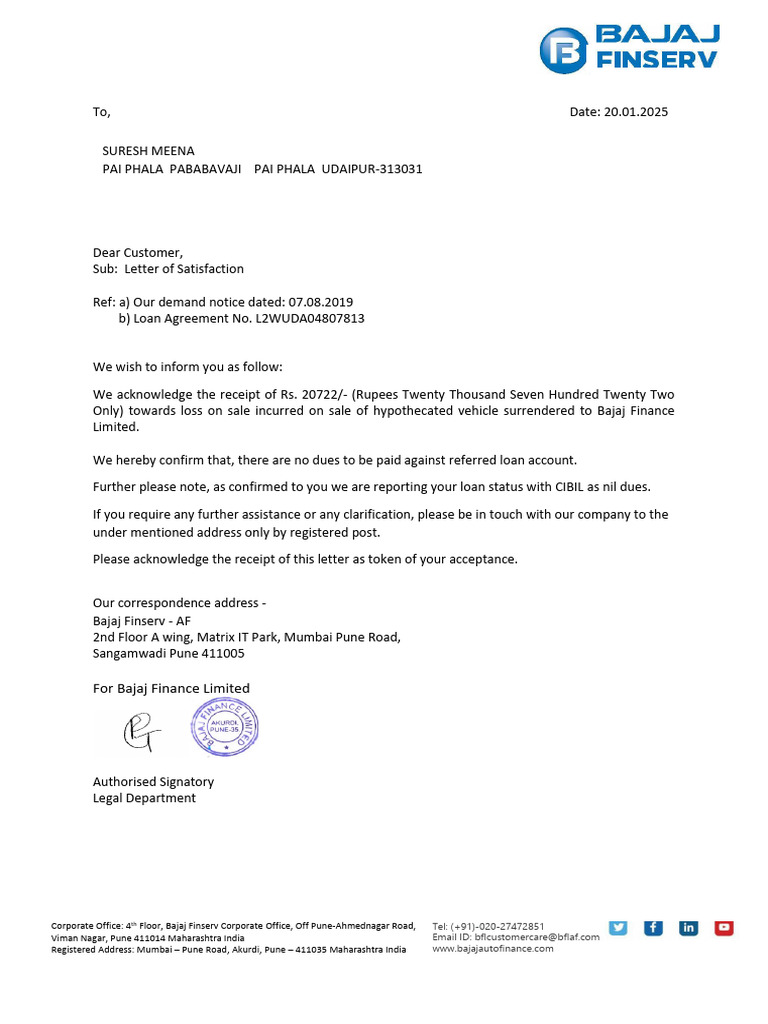 Letter of Suresh Meena | PDF