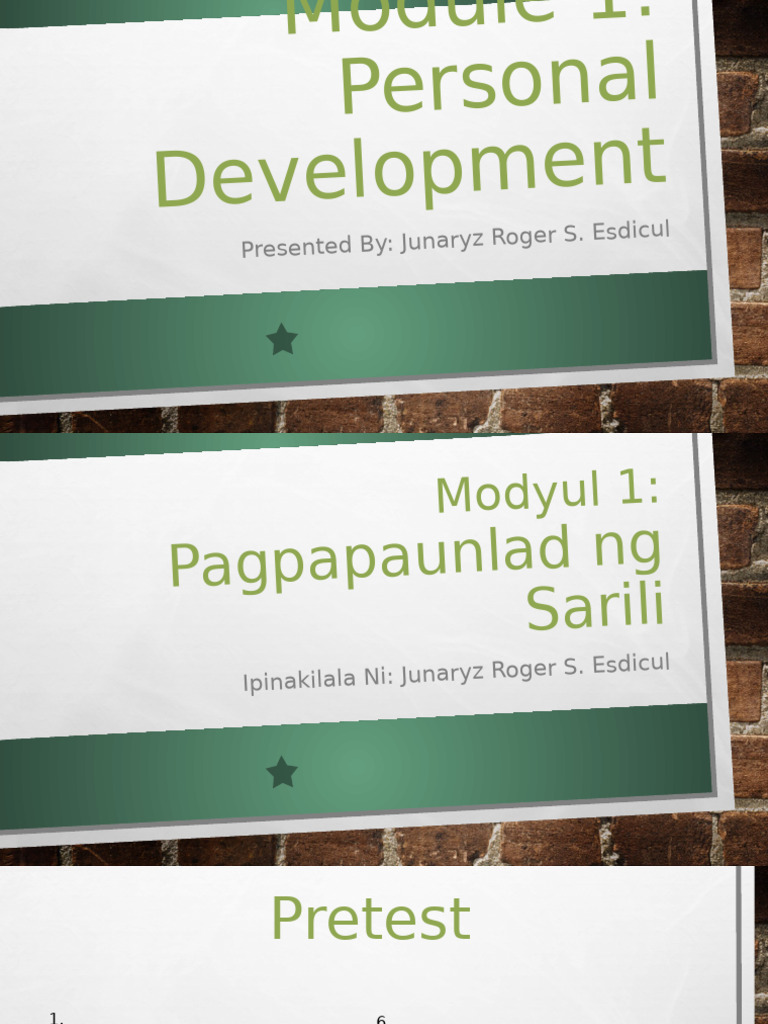 Life Skills Module 1 Output Presentation | PDF