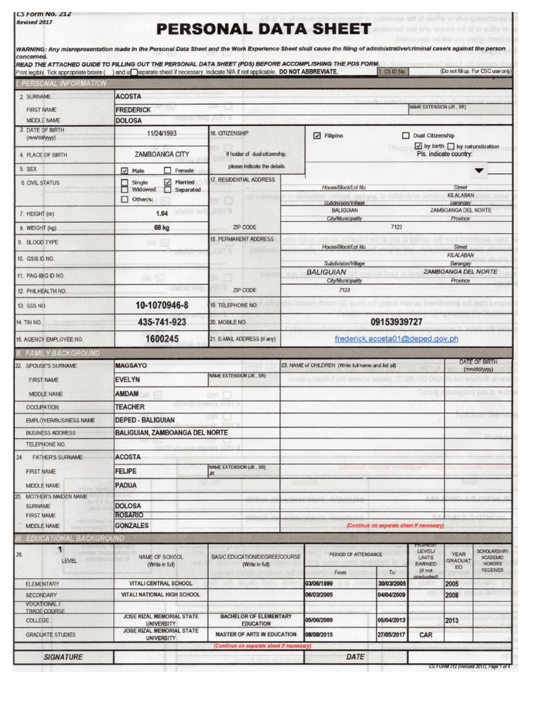 PDS-FREDERICK-D.-ACOSTA_MULTIGRADE-TEACHER-Copy | PDF