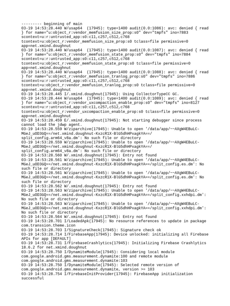Debugging Xmind Doughnut App Logs | PDF | Operating System Families | System Software