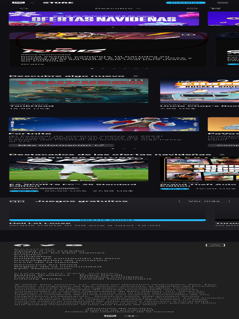 Epic Games Store Descarga y disfruta de juegos de PC, mods, DLC y más – Epic Games | PDF | Juego ...