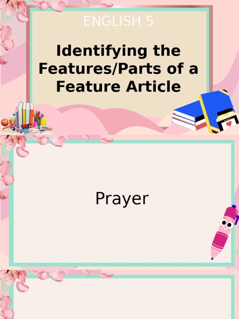 Features of a Feature Article | PDF | Cognition | Human Communication