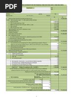 Income Tax Calculation Proforma Fy 2024 25 Ay 2025 26 | PDF | Taxation ...